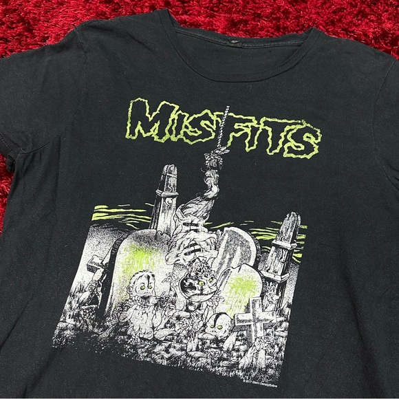 Band Tee | Shirts | Misfits Merch Tour Album Art Shirt Black Medium ...